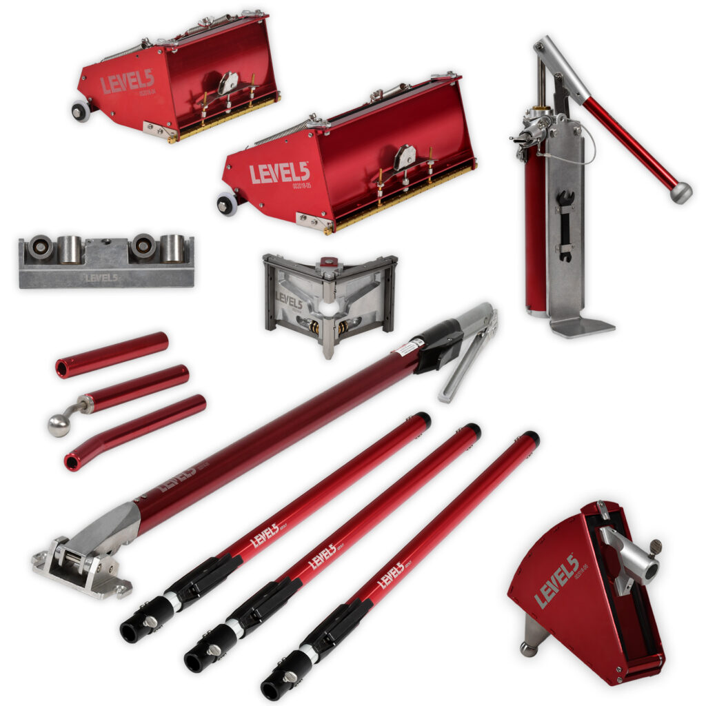 Drywall Finishing Set w/ MEGA Flat Boxes & Extension Handles – G4 ...
