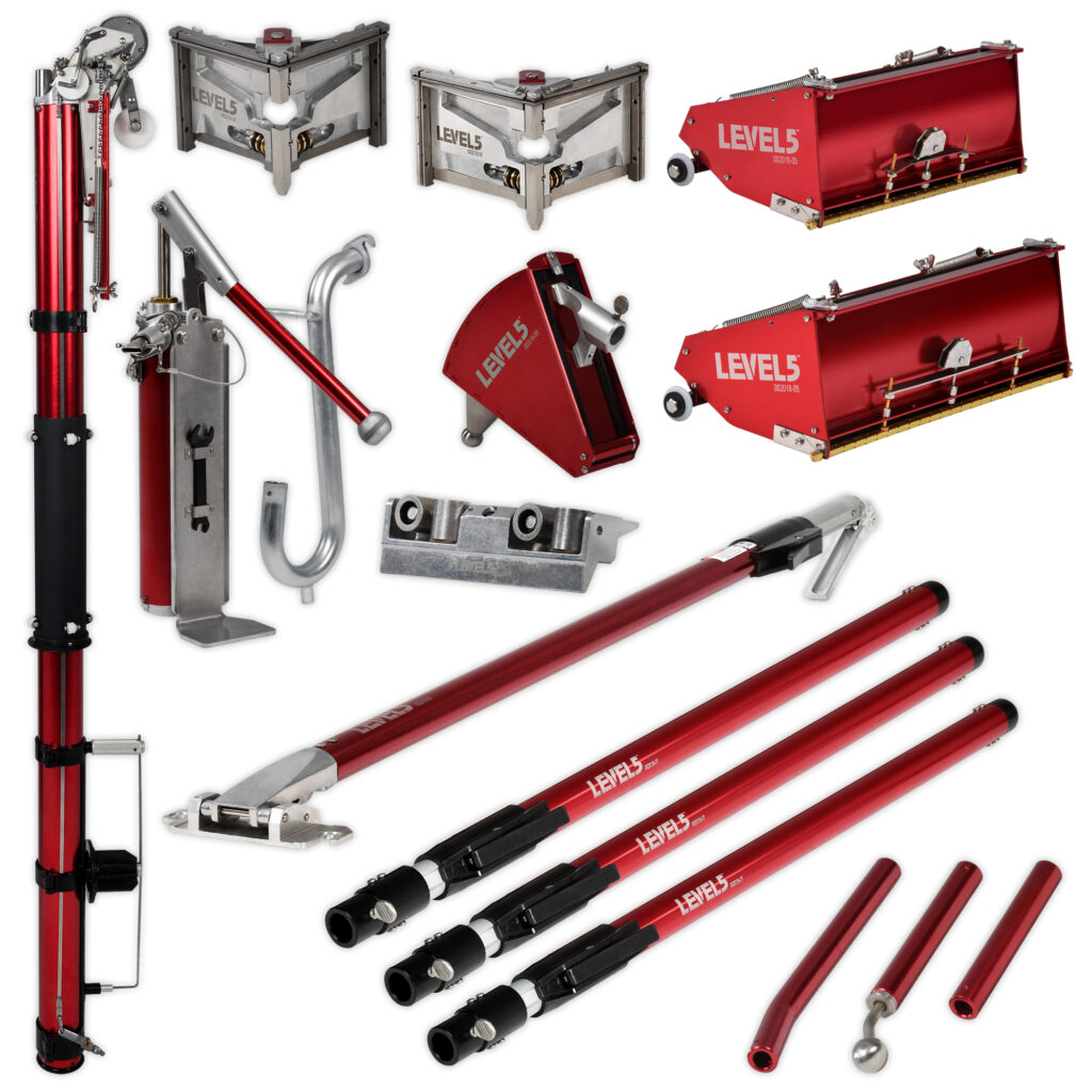 Full Drywall Taping and Finishing Set w/ MEGA Flat Boxes, Extension ...